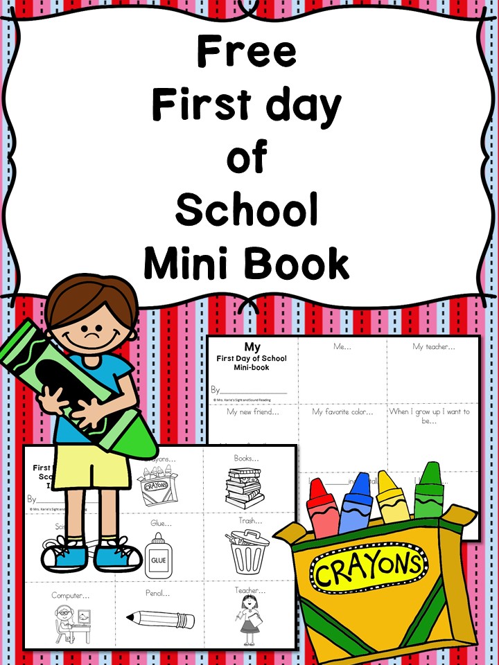 Kindergarten Back to School Interview Printable - The Homeschool Village