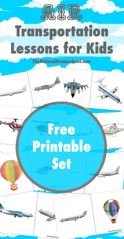 Air Transportation Printable Cards - The Homeschool Village