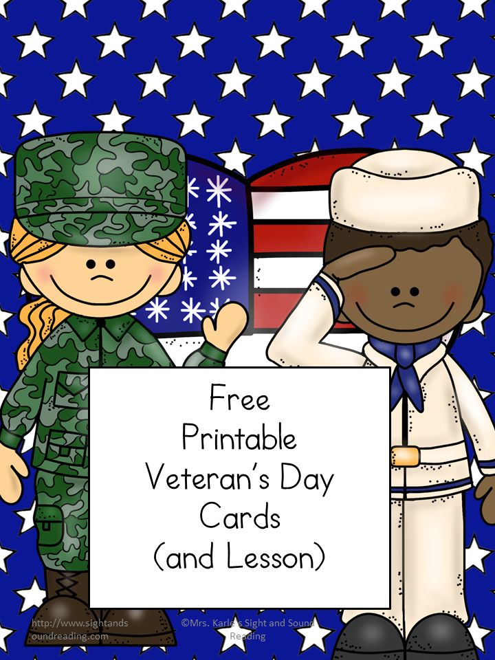 Veteran's Day Cards for Kids - The Homeschool Village