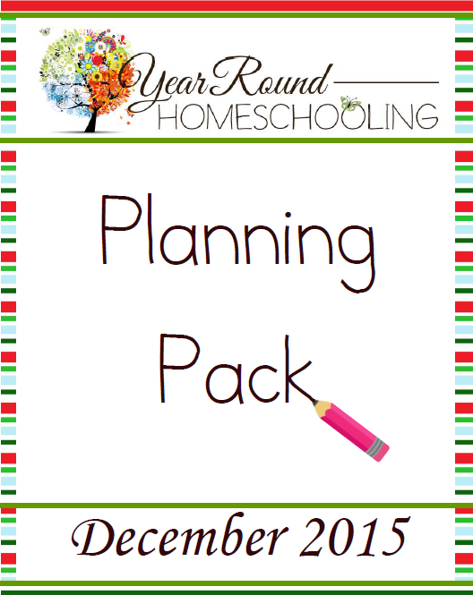 Free December Homeschool Planning Pack - The Homeschool Village