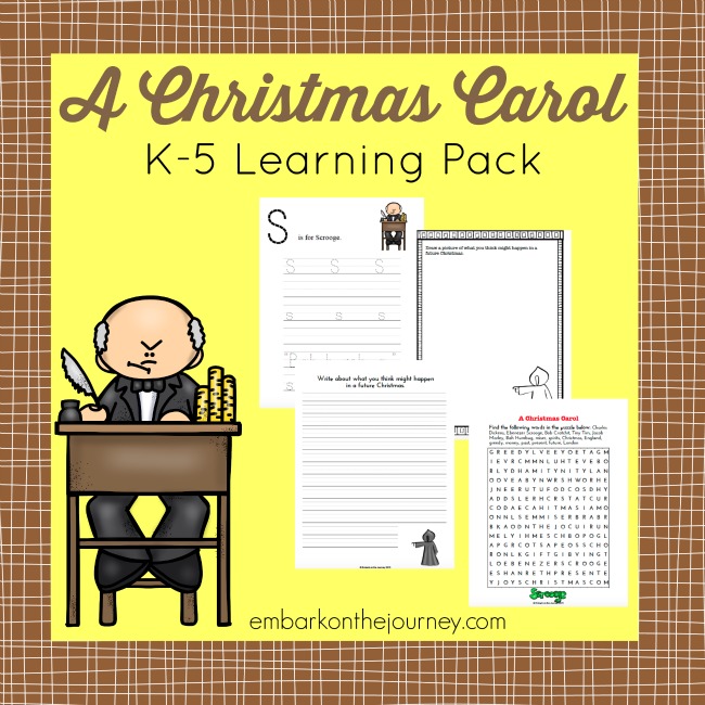 A Christmas Carol/Scrooge Learning Pack - The Homeschool Village