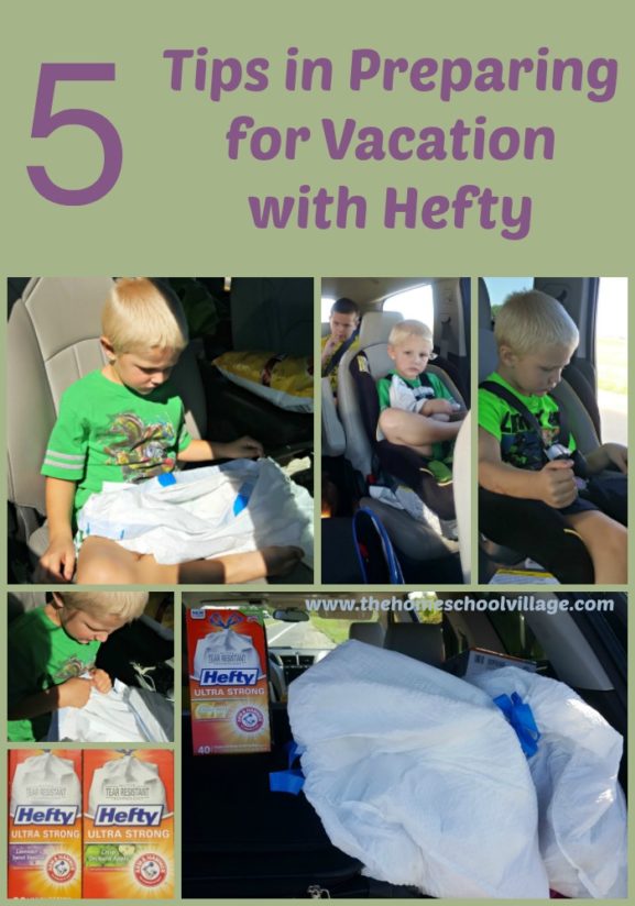 5 Tips in Preparing for Vacation with Hefty - The Homeschool Village