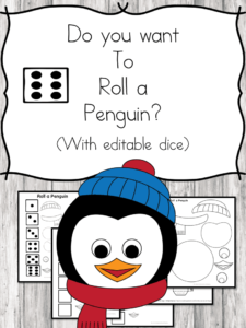 FREE Winter Game: Do You Want To Roll a Penguin? - The Homeschool Village